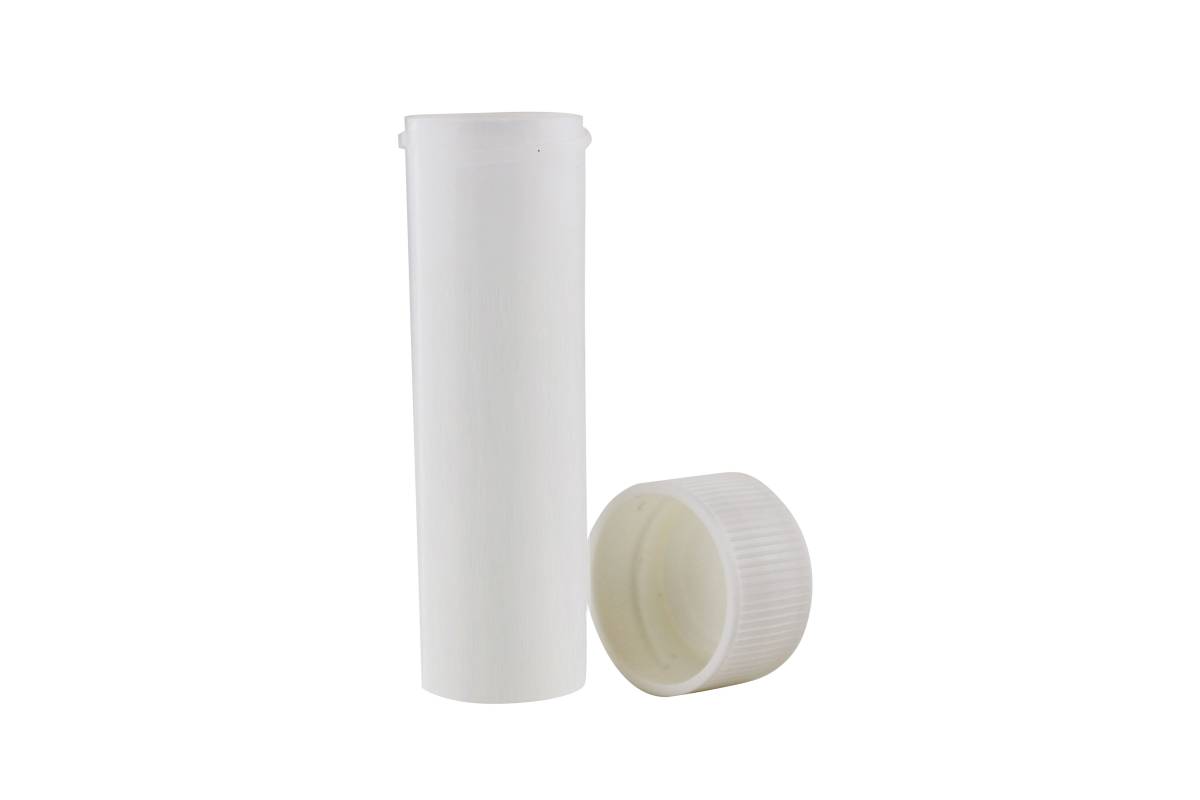 125509 - 7ml Copolymer Plastic Vial, Unlined White Poly Screw Cap, Bulk ...