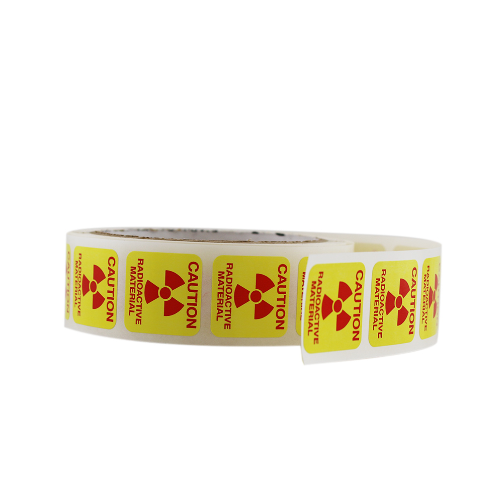 140065 - Caution Radioactive Material Labels, 1 x 1 Inch, 1000 Labels per Roll