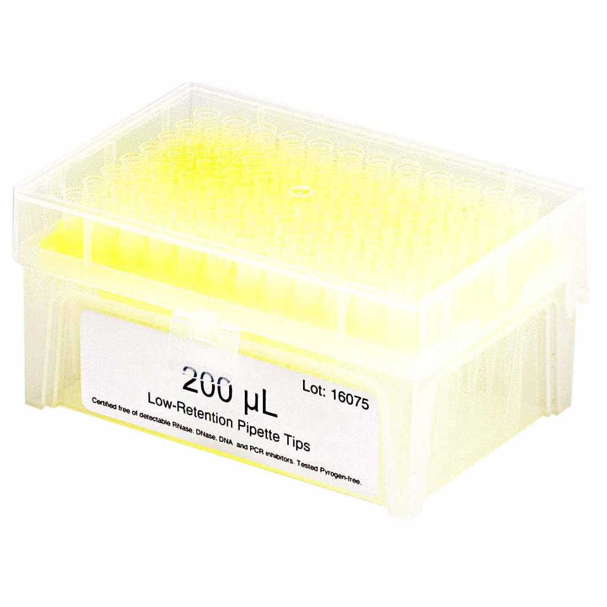 147212 - RPI Clean Low Retention Tips, 200µl, Non-Sterile, Bulk, 1000 ...