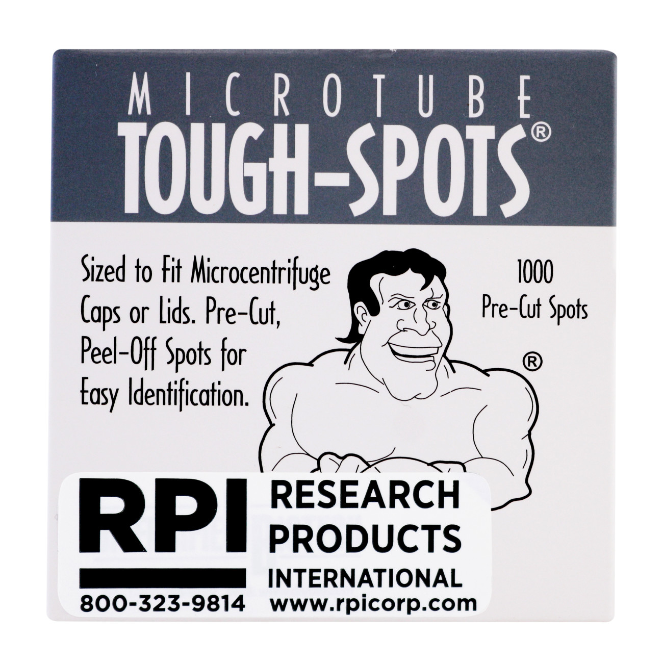 247106 - Tough-Spots, 3/8 Inch Diameter for 0.5-2.0ml Tubes, White ...