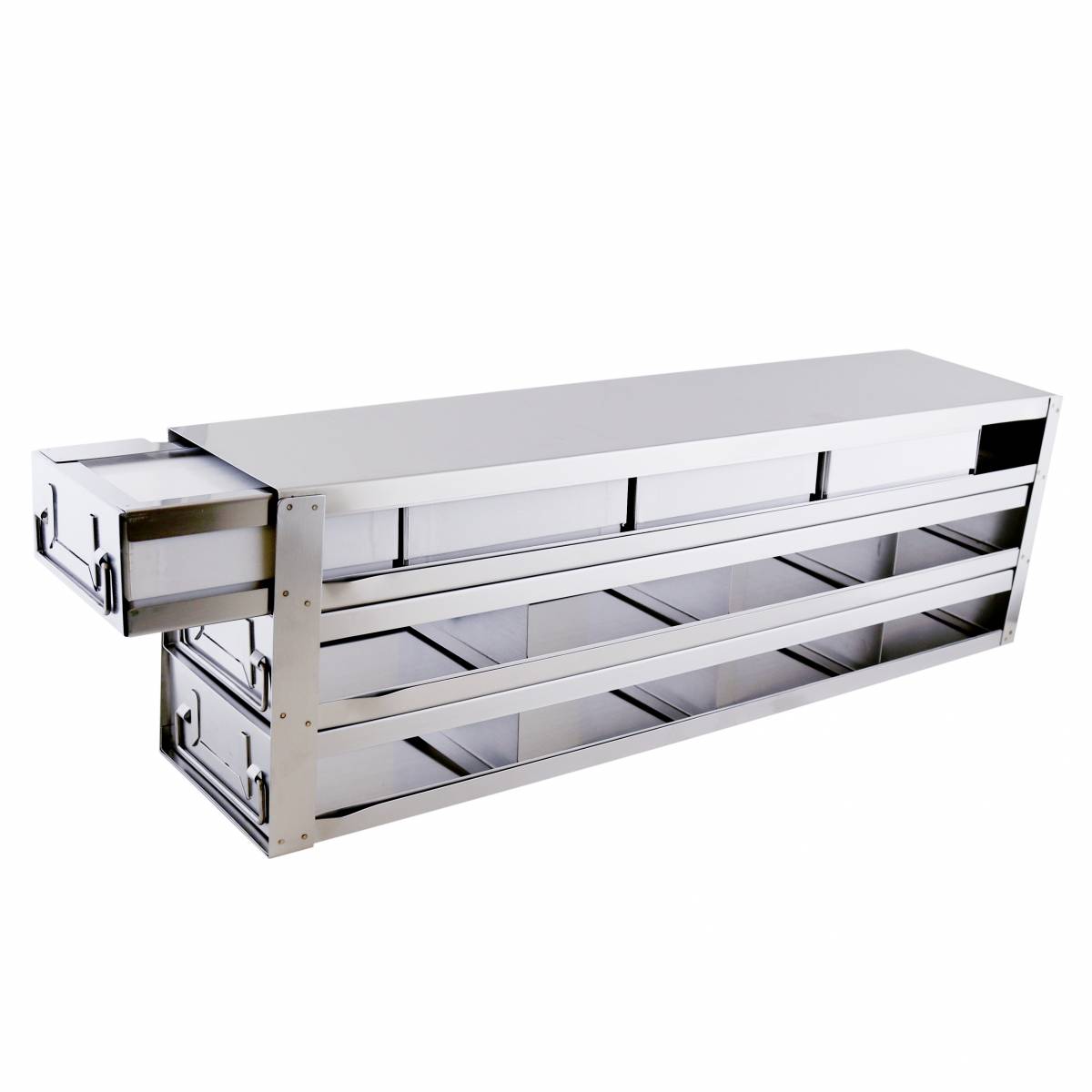247472 - Slide-Out Freezer Rack for 2"H Boxes, 12 Box Capacity, 4x3 ...