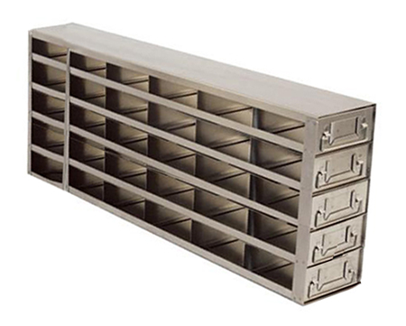 247566 - Upright Freezer Rack for 96 Deep Well Plates, 6 x 5 Array, 22 ...