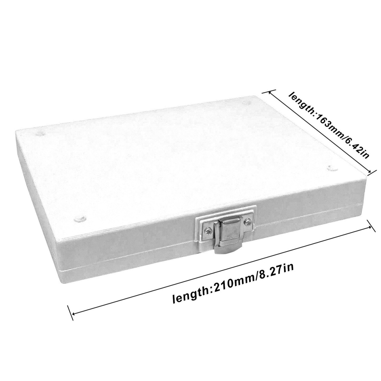 247576-WFP - Microscope Slide Box, Foam Lining, White, 100 Slide ...