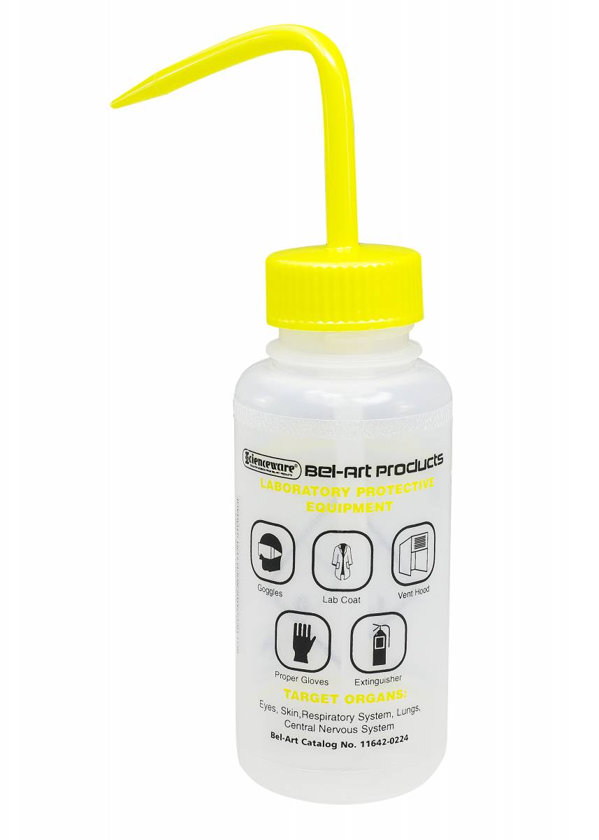 248674 - Safety Vented Solvent Wash Bottles, 16oz, Isopropanol, 3 per Case