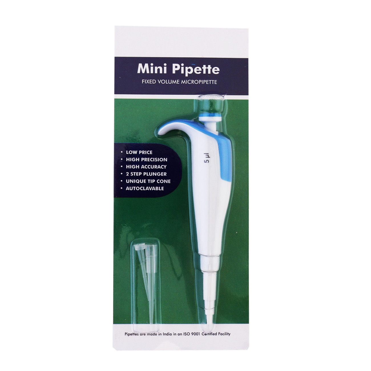 347022 - Mini-Pipettor, 5ul, Blue