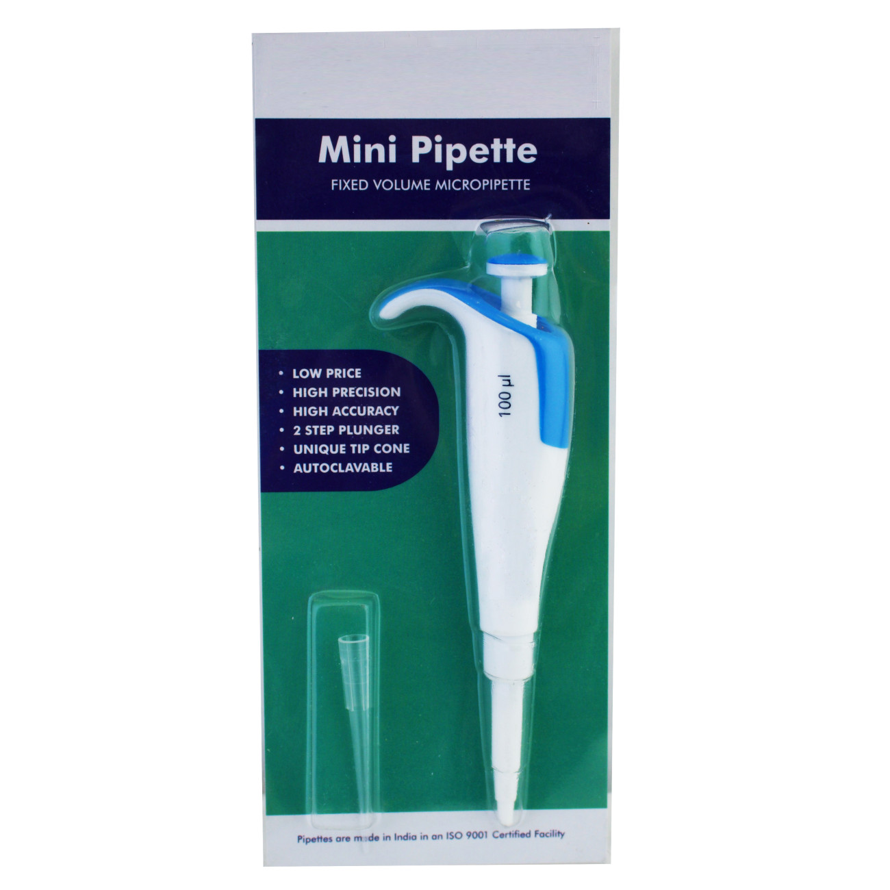 347025 - Mini-Pipettor, 100ul, Blue