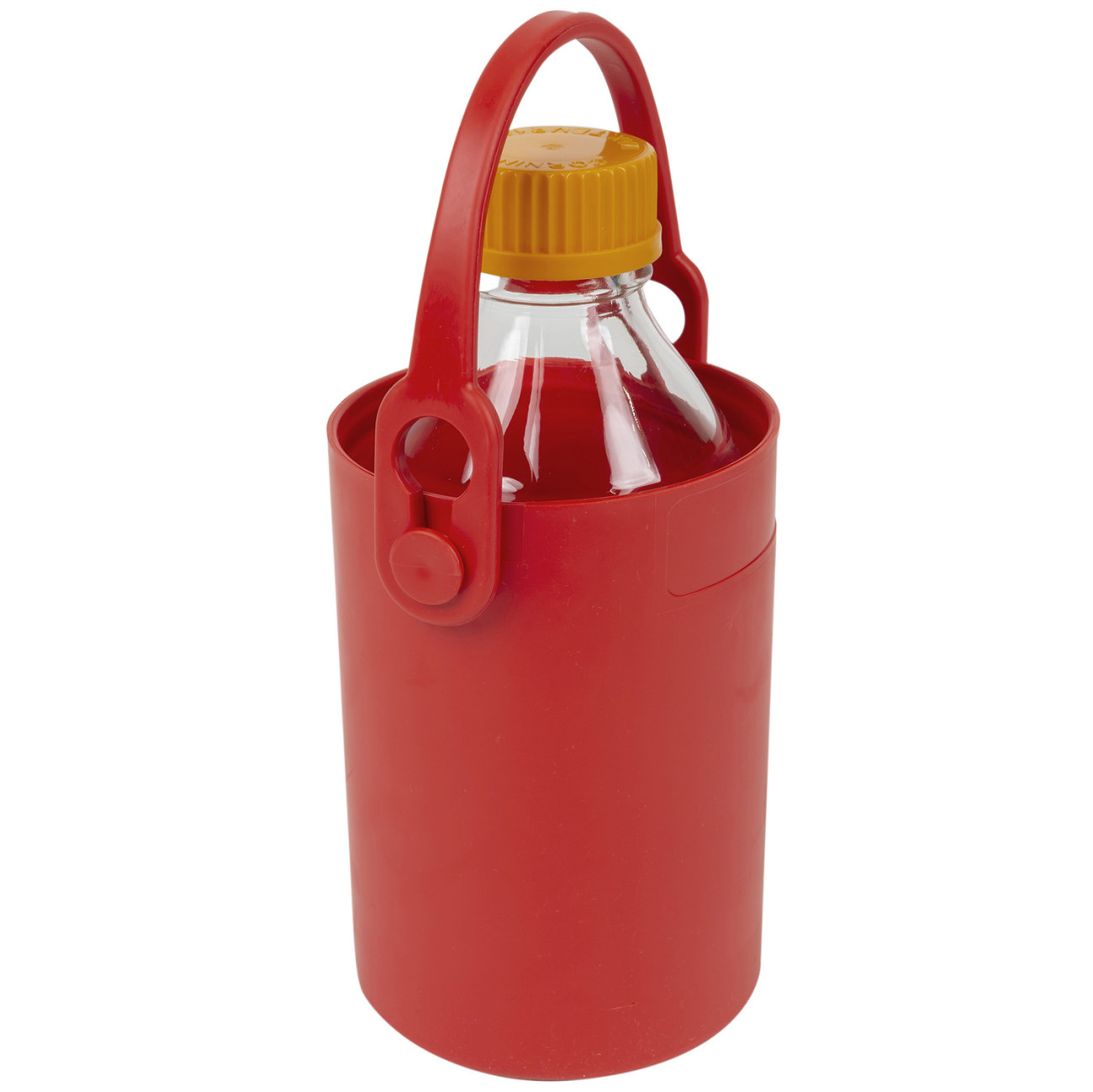 400750R - Safety Bottle Carriers, 1.5 L, Red