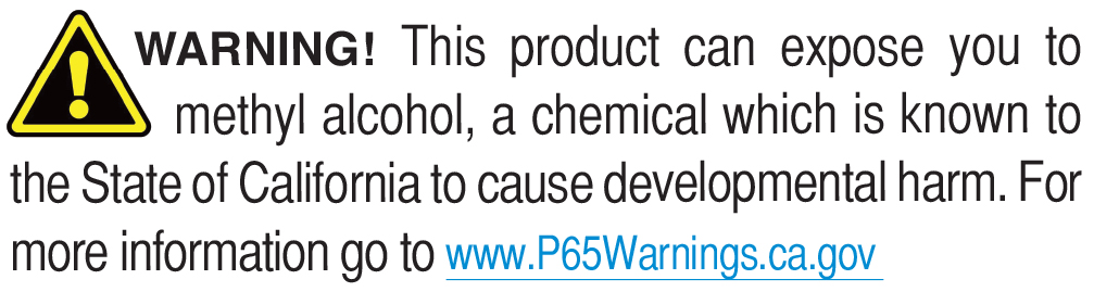 M22055-4X4L - Methanol, ACS Grade, 4 Liter Bottles, 4 Bottles per Case
