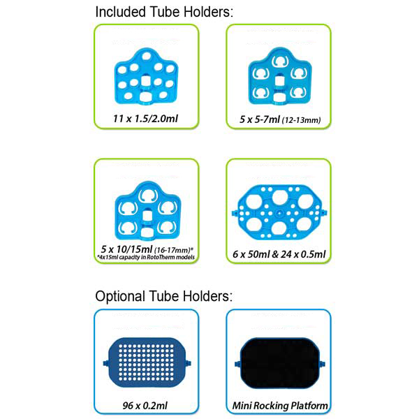 248991 - Roto-Mini Plus Rotator with tube holders, 115V