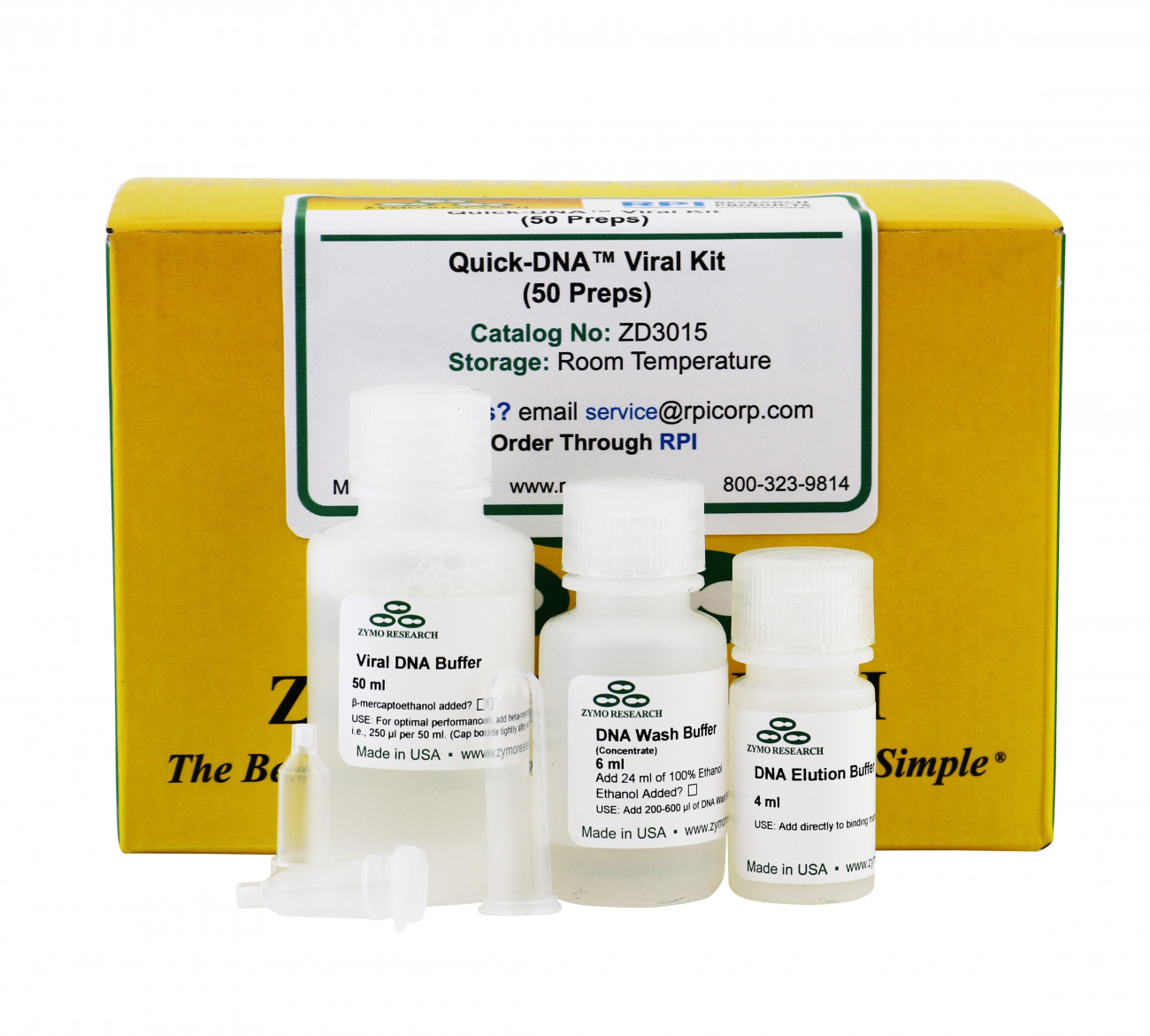 ZD3015 - Quick-DNA Viral Kit, 50 Preps
