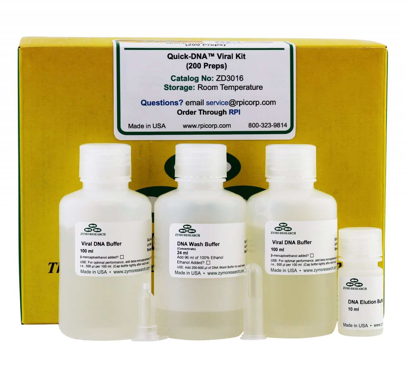 ZD3016 - Quick-DNA Viral Kit, 200 Preps