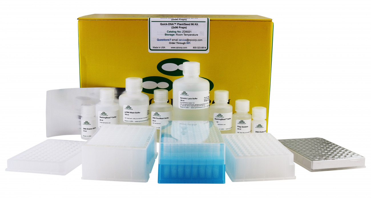ZD6021 - Quick-DNA Plant/Seed 96 Kit, 2 x 96 Preps