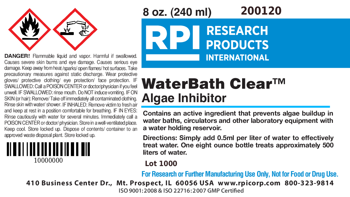200120 - WaterBath Clear Algae Inhibitor, (240ml) 8 Ounces