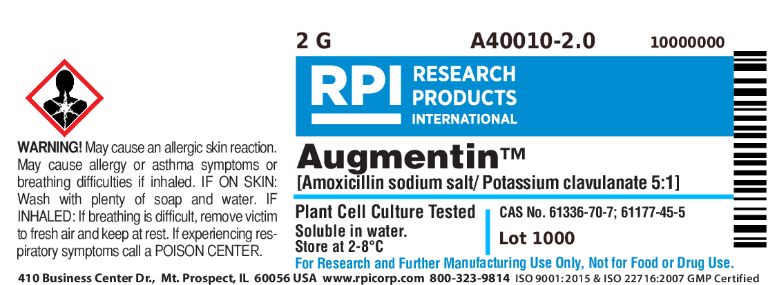 A40010-2.0 - Augmentin [Amoxicillin, Sodium Salt/Potassium Clavulanate ...