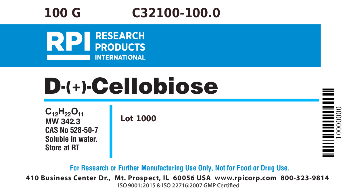 C32100-100.0 - D-(+)-Cellobiose, 100 Grams