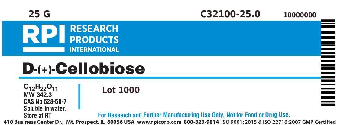 C32100-25.0 - D-(+)-Cellobiose, 25 Grams