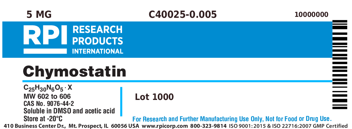 C40025-0.005 - Chymostatin, 5 Milligrams