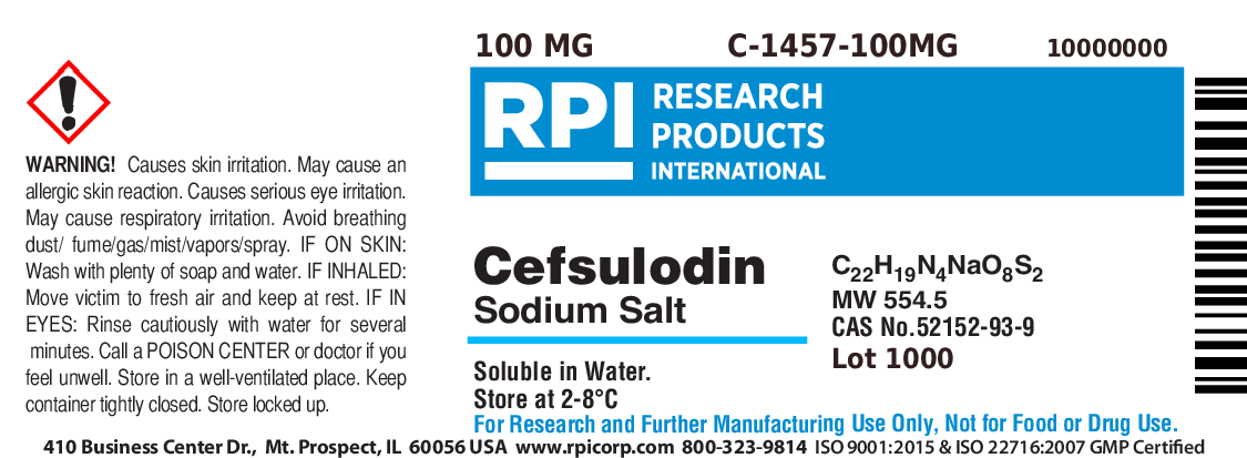 C52000-0.1 - Cefsulodin, Sodium Salt, 100 Milligrams