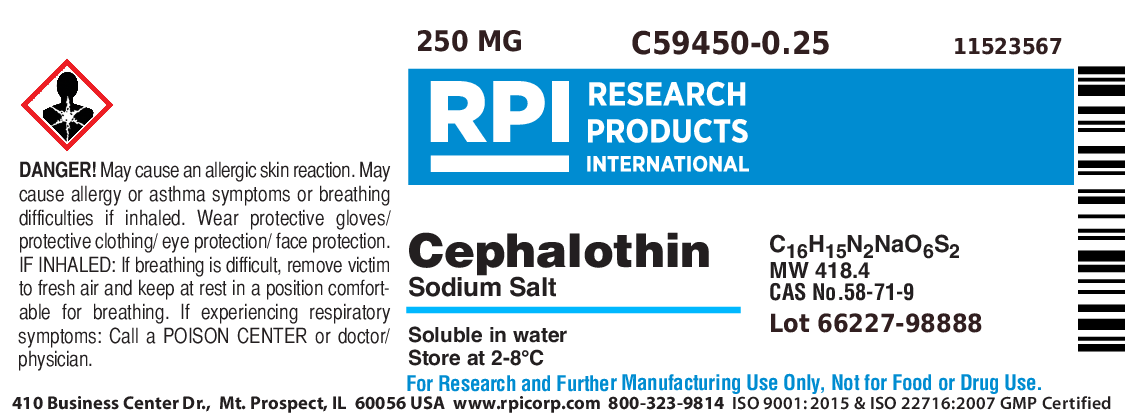 C59450-0.25 - Cephalothin Sodium Salt, 250 Milligrams