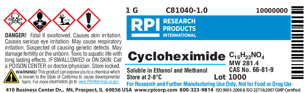 C81040-1.0 - Cycloheximide, 1 Gram