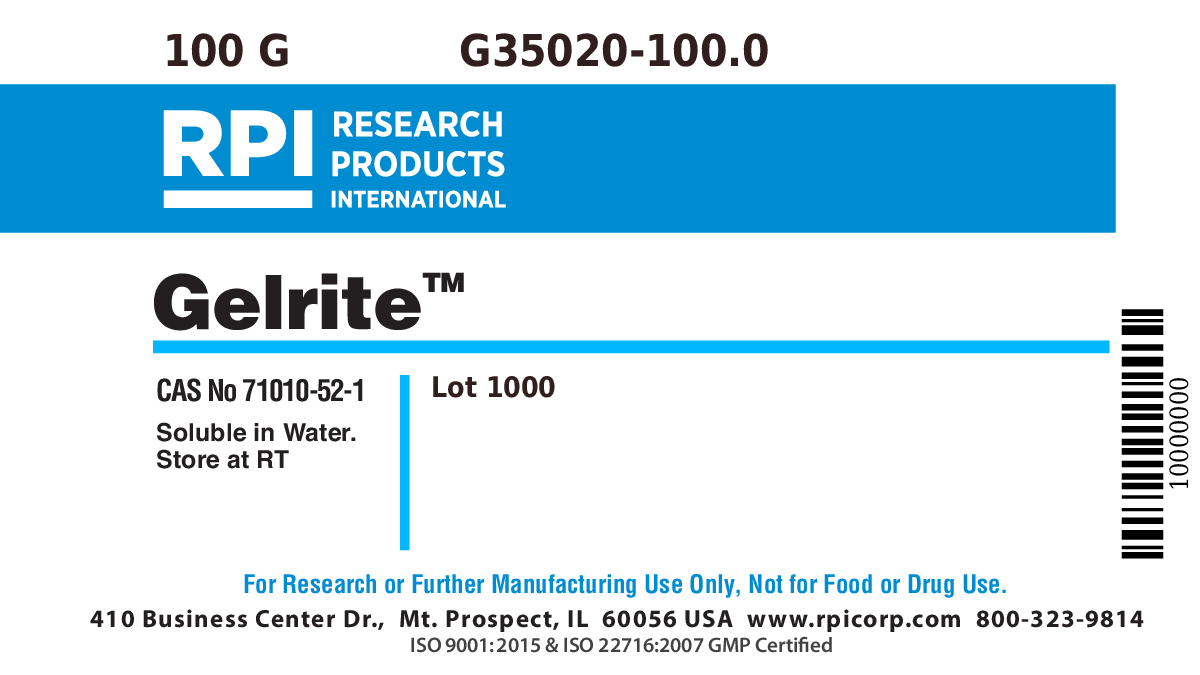 G35020-100.0 - Gelrite, 100 Grams