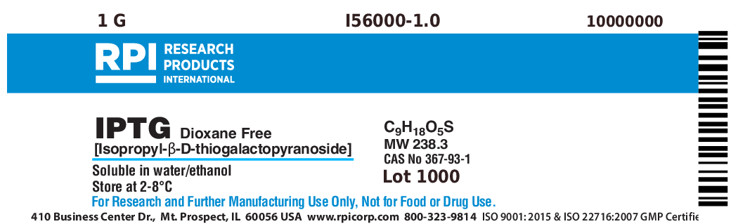 I56000-1.0 - IPTG [Isopropyl-β-D-thiogalactopyranoside], Dioxane Free ...