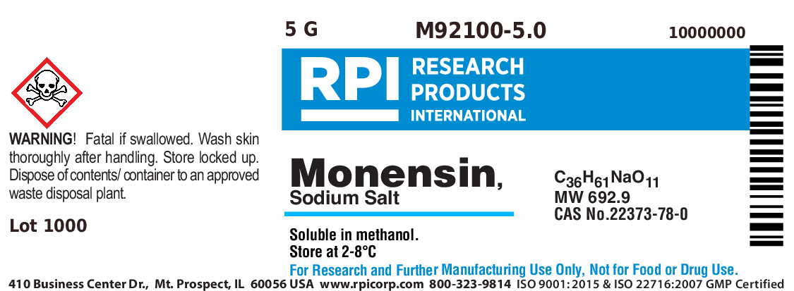 M92100-5.0 - Monensin Sodium Salt, 5 Grams