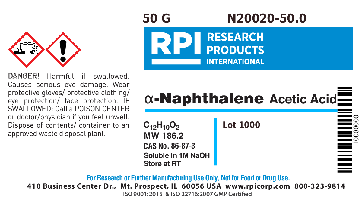 N20020-50.0 - a-Naphthalene Acetic Acid, 50 Grams
