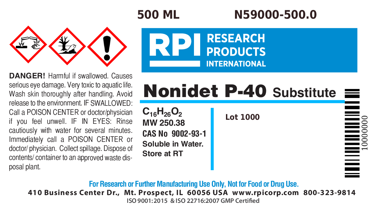 N59000-500.0 - Nonidet P-40 Substitute, 500 Milliliters