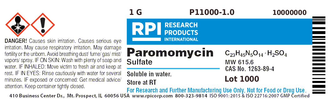 P11000-1.0 - Paromomycin Sulfate, 1 Gram
