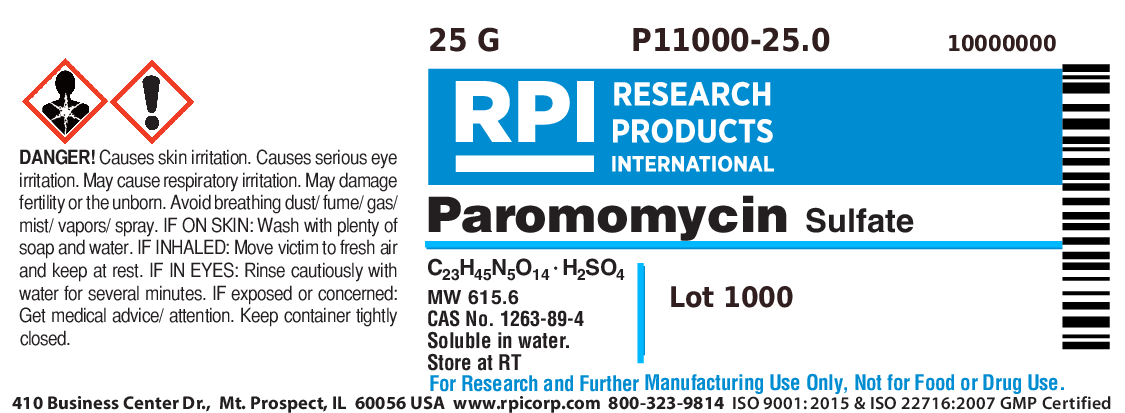 P11000-25.0 - Paromomycin Sulfate, 25 Grams