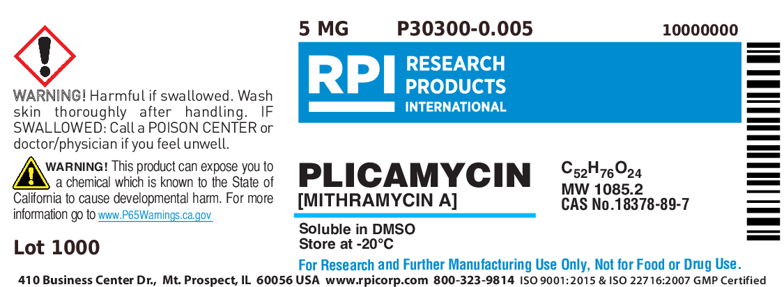 P30300-0.005 - Plicamycin [Mithramycin A], 5 Milligrams