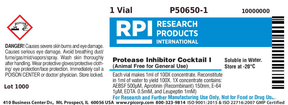 P50650-1 - Protease Inhibitor Cocktail I, Animal Free, For General Use ...