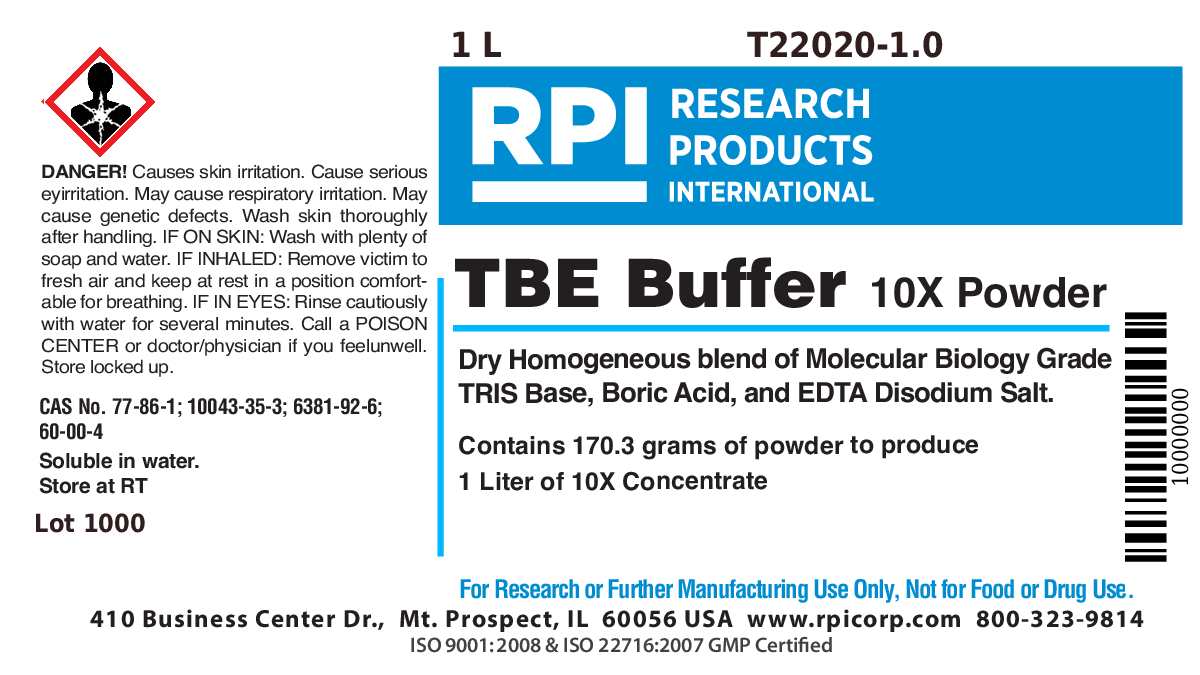 T22020-1.0 - TBE Buffer Powder[TRIS-Borate-EDTA], 10X Powder, 170.3 ...