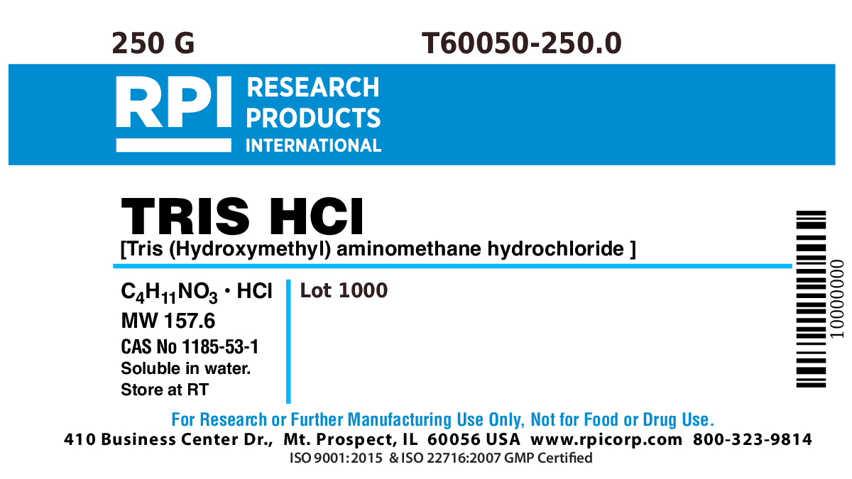 T60050-250.0 - TRIS Hydrochloride [Tris(hydroxymethyl) aminomethane HCl ...