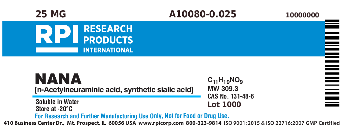 A10080-0.025 - NANA [n-Acetylneuraminic acid, Synthetic Sialic Acid ...
