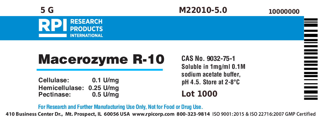 M22010-5.0 - Macerozyme R-10, 5 Grams