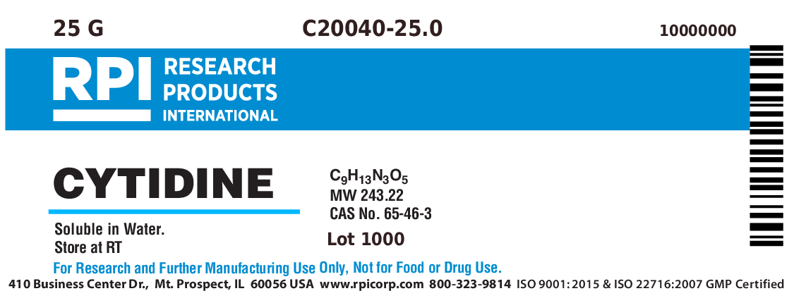 C20040-25.0 - Cytidine, 25 Grams