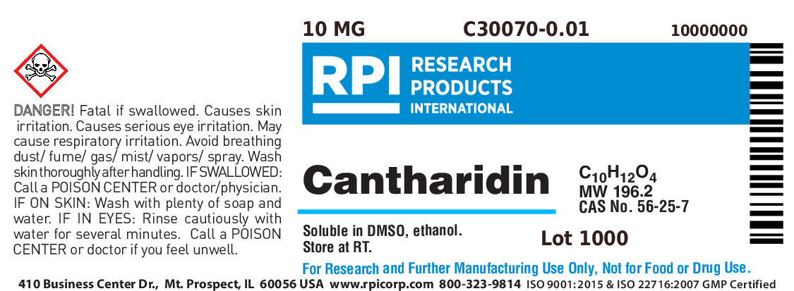C30070-0.01 - Cantharidin, 10 Milligrams