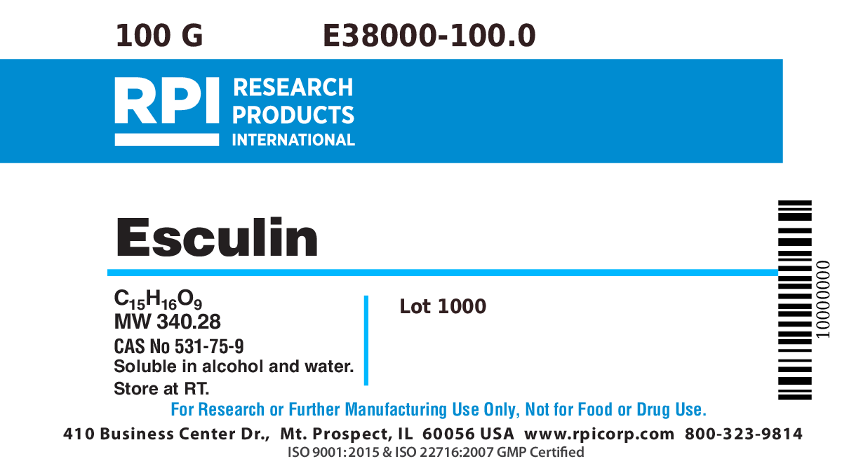 E38000-100.0 - Esculin, 100 Grams