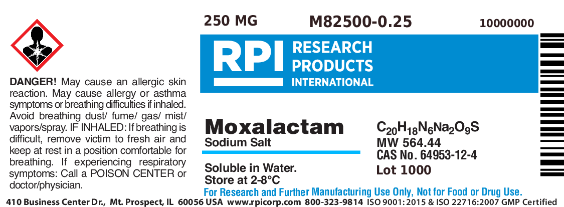M82500-0.25 - Moxalactam, Sodium Salt, 250 Milligrams