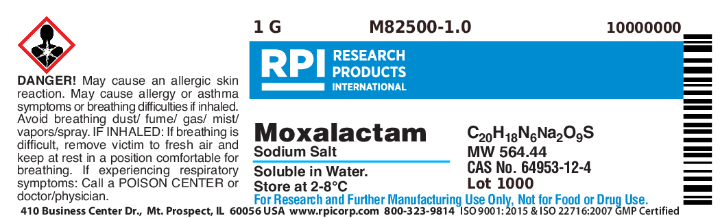 M82500-1.0 - Moxalactam, Sodium Salt, 1 Gram