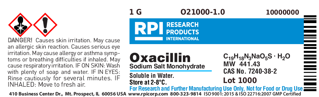 O21000-1.0 - Oxacillin Sodium Salt Monohydrate, 1 Gram