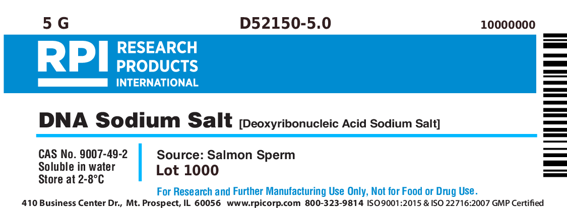 D52150-5.0 - Deoxyribonucleic Acid Sodium Salt [DNA, Sodium Salt from ...