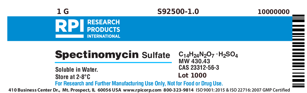 S92500-1.0 - Spectinomycin Sulfate, 1 Gram