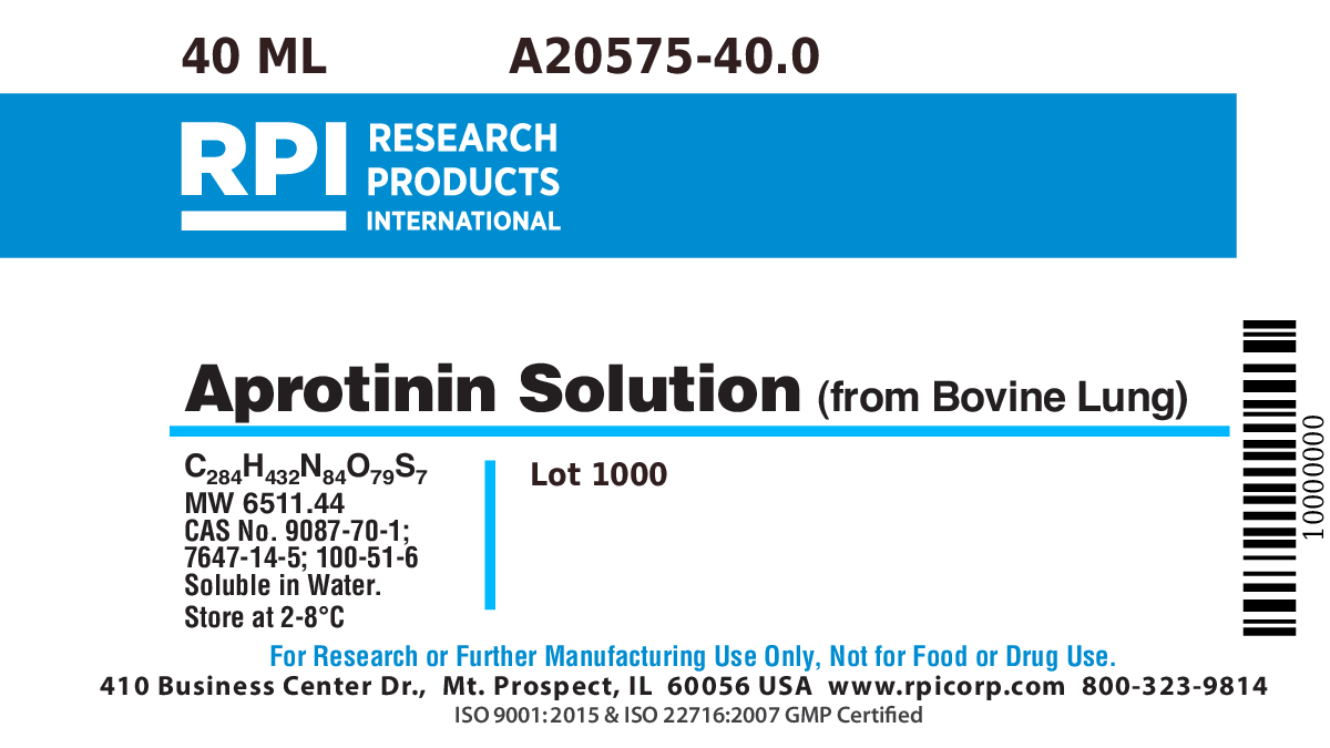A20575-40.0 - Aprotinin Solution 10,000 KIU/mL, 40 mL