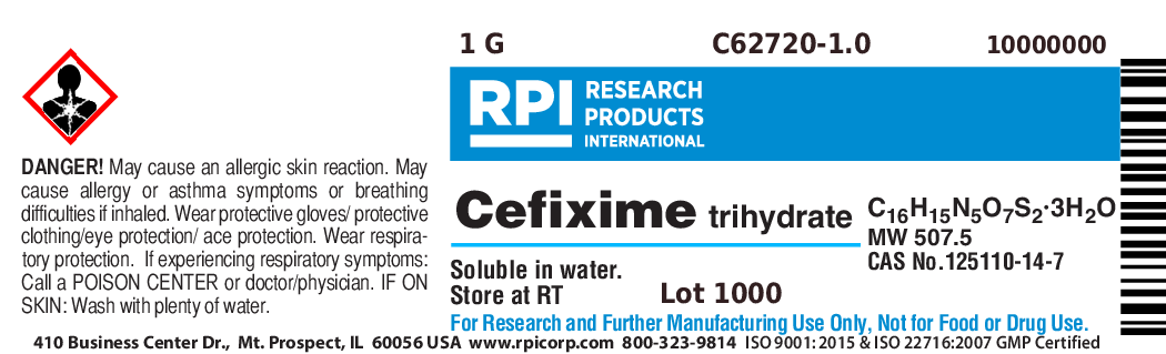 C62720-1.0 - Cefixime Trihydrate, 1 Gram