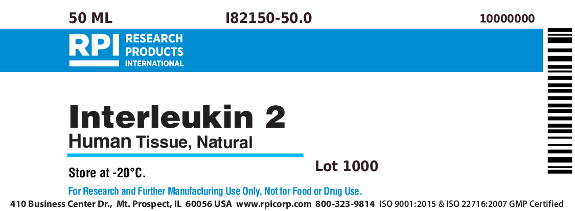 I82150-50.0 - Interleukin 2, Human Tissue, 50 Milliliters