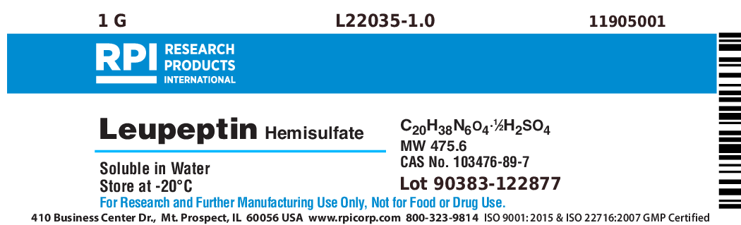 L22035-1.0 - Leupeptin Hemisulfate, 1 Gram