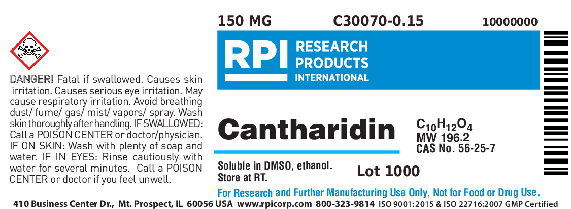 C30070-0.15 - Cantharidin, 150 Milligrams